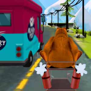 grizzy and the lemmings Yummy Run | Online Games! No ADS!