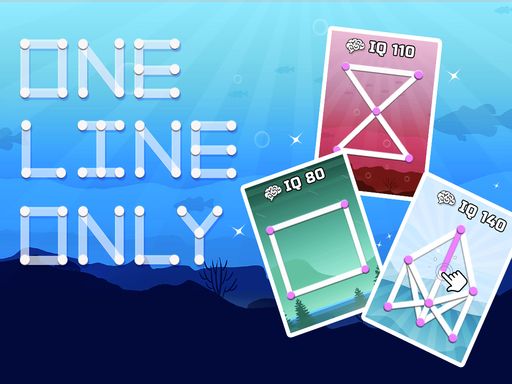 One line only dot to dot | Online Games! No ADS!