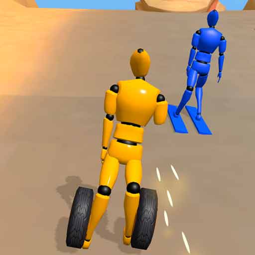 Ragdoll Racing: Extreme Downhill! (by Eccentric) | Online Games! No ADS!